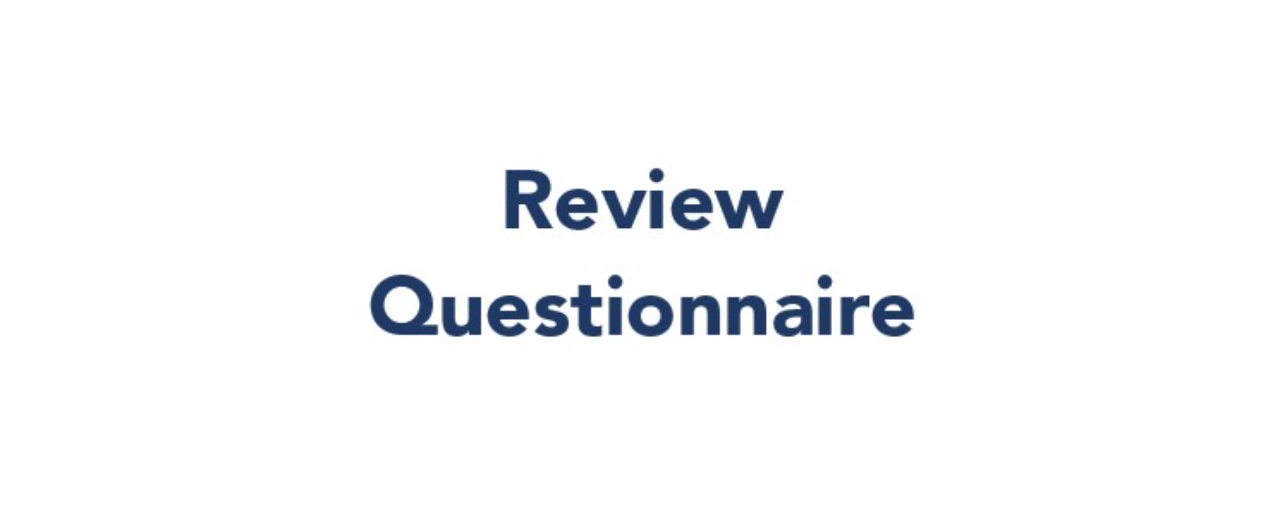 Review Questionnaire