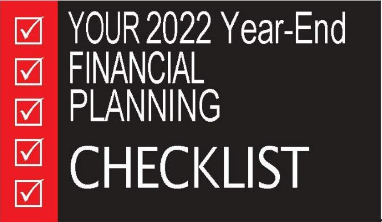 Year End Financial Planning Checklist